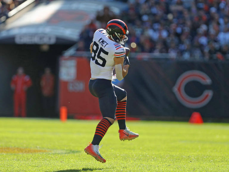 Green Bay Packers: Cole Kmet Signs Bears’ Helmet With Obscene Message ...
