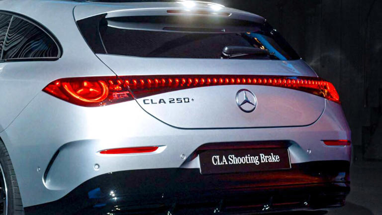 Mercedes Made An Electrified CLA Wagon With Stars In The Roof