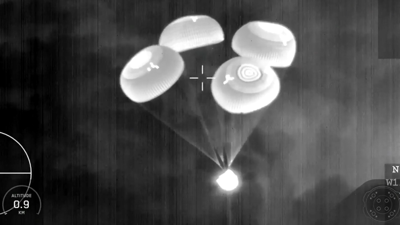 Shux returns home as Grace splashes down safely in the Pacific Ocean