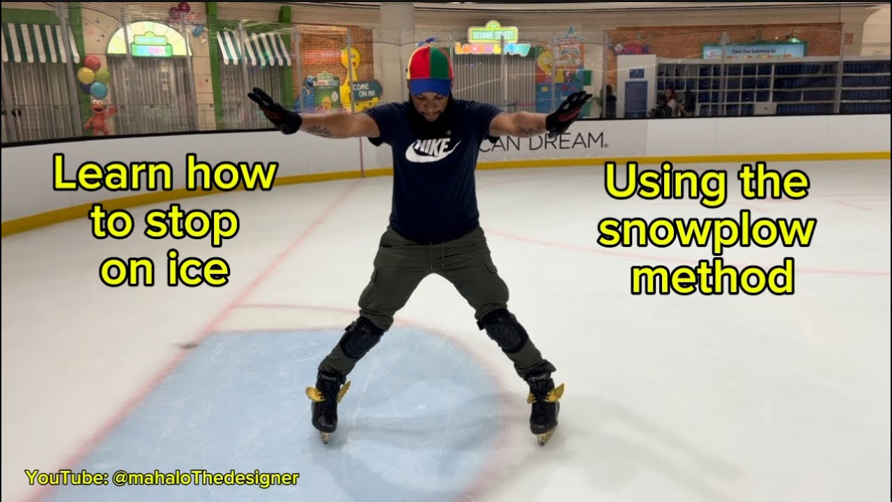 Easy Tutorial on the Snowplow Stop – Learn to Stop on Skates or Skis