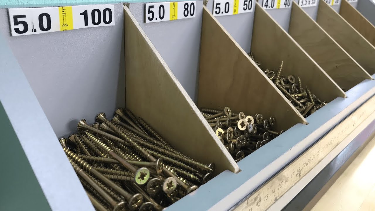 How To Organize Screws and Bolts with This DIY Hack