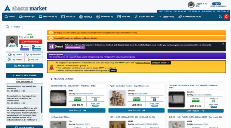 Major BTC darknet market vanishes in potential scam