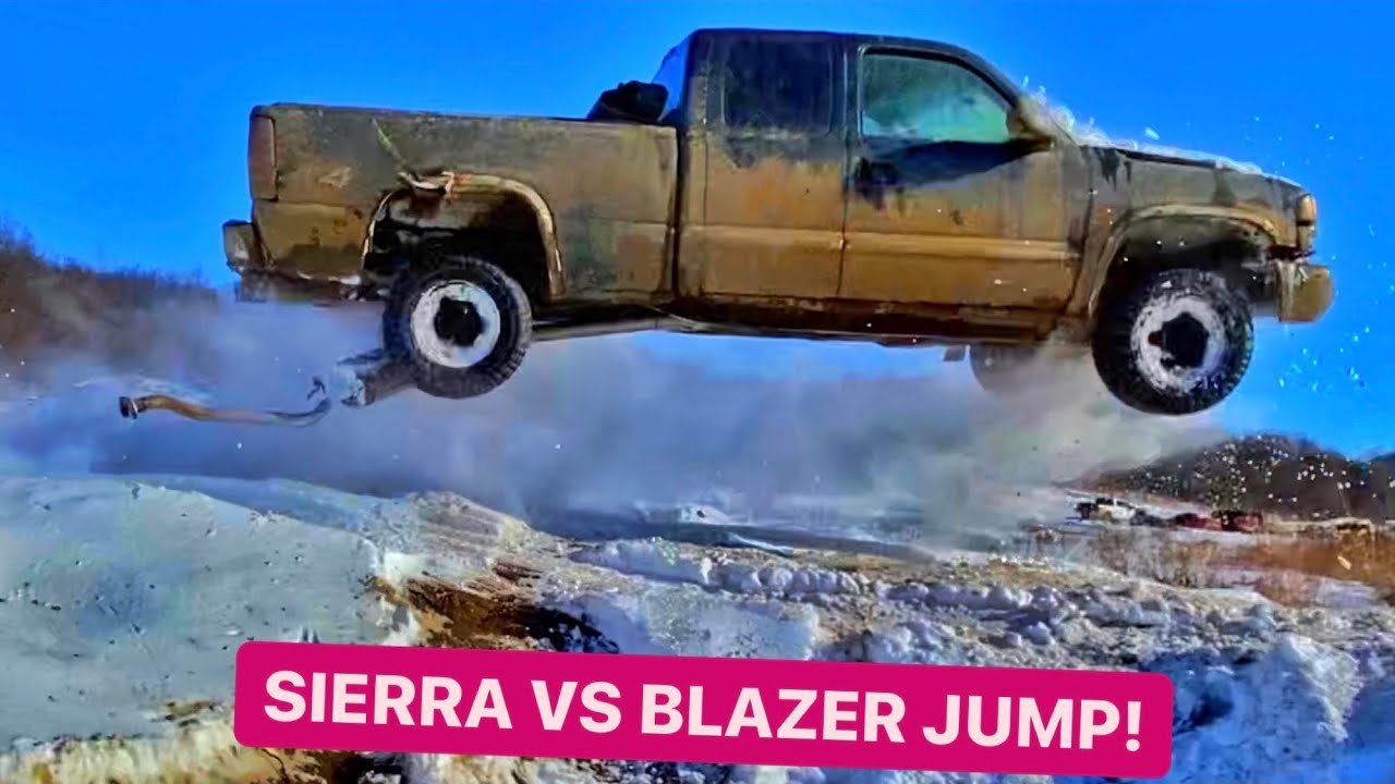 Sierra vs Blazer; The Insane 4x4 Jumping Showdown!