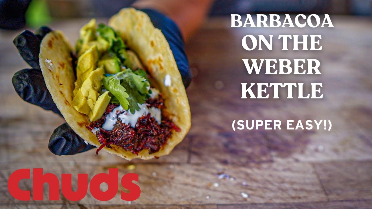 Barbacoa tacos on the Weber kettle!