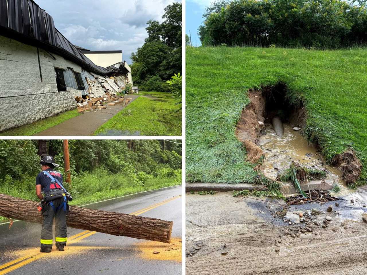 Flash Flooding, Transformer Fires, Building Collapse Hit Putnam During ...