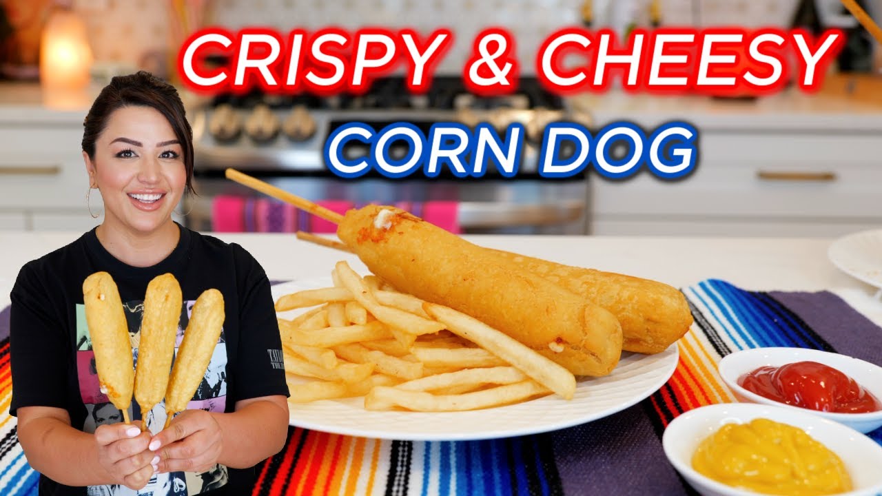 Mexican food recipe EASY and Cheap CORN DOGS, my mothers recipe