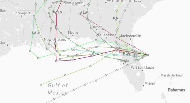 See latest spaghetti models, radar as Invest 93L moves across Florida