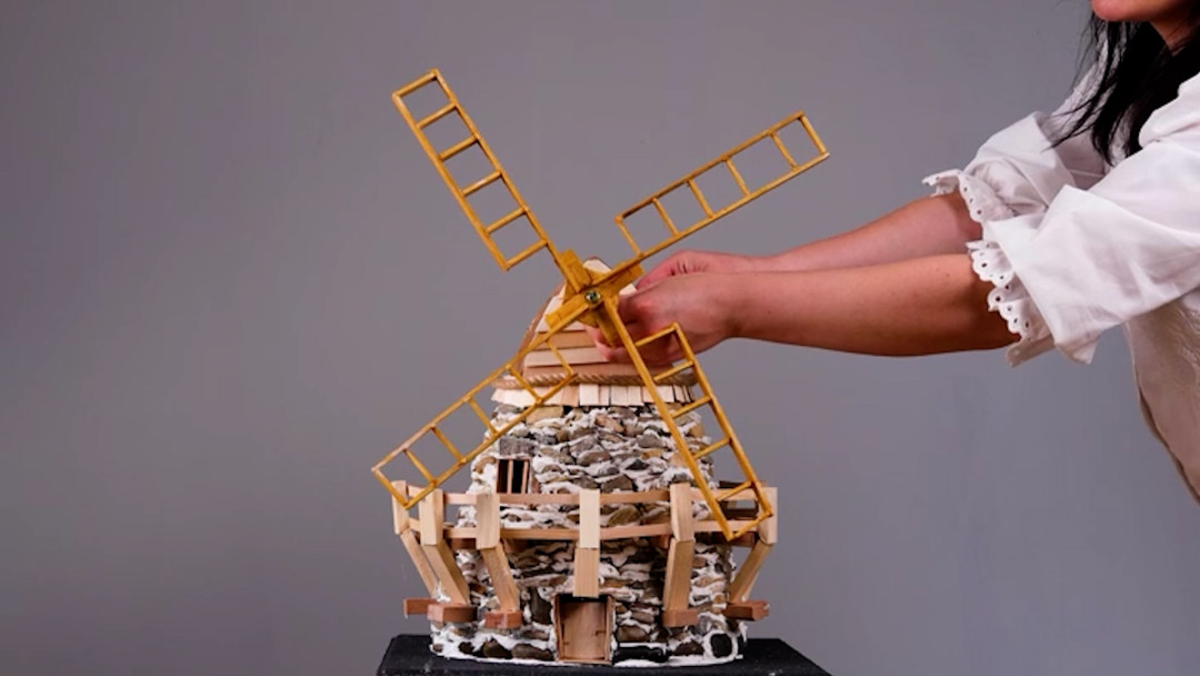 Let's Build an Epic DIY Mini Stone Windmill