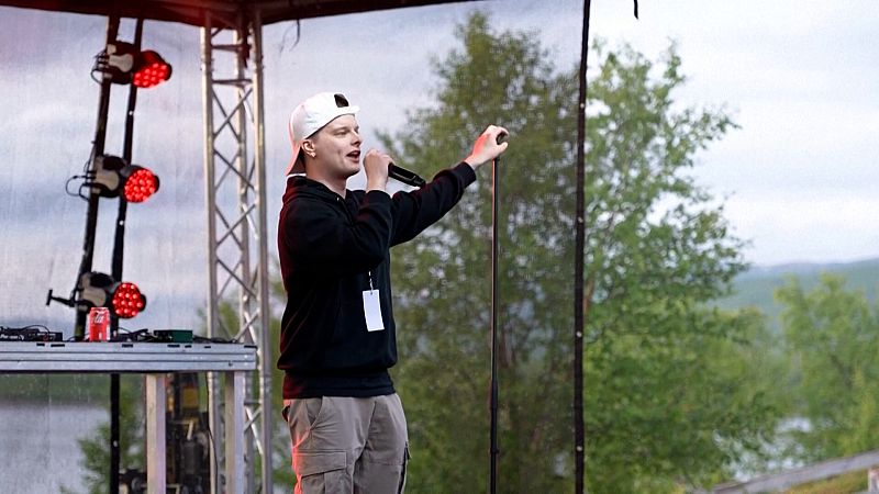 Sámi artists perform at midnight sun rap festival in Finland