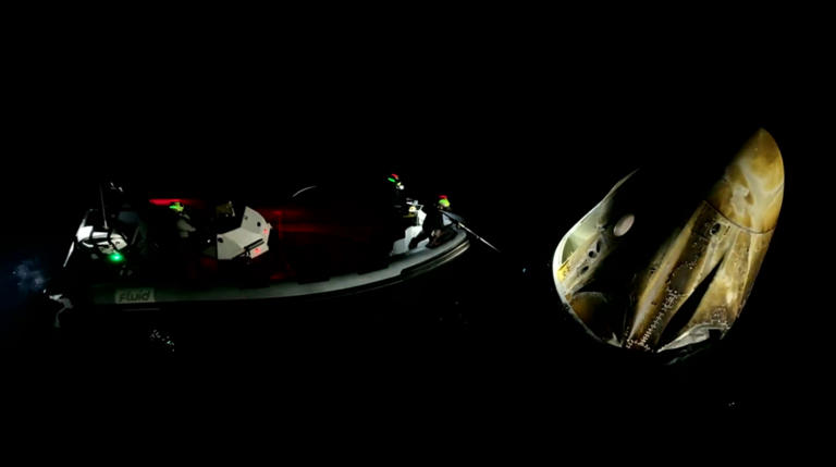 Private Ax-4 astronauts splash down aboard SpaceX capsule to conclude ...