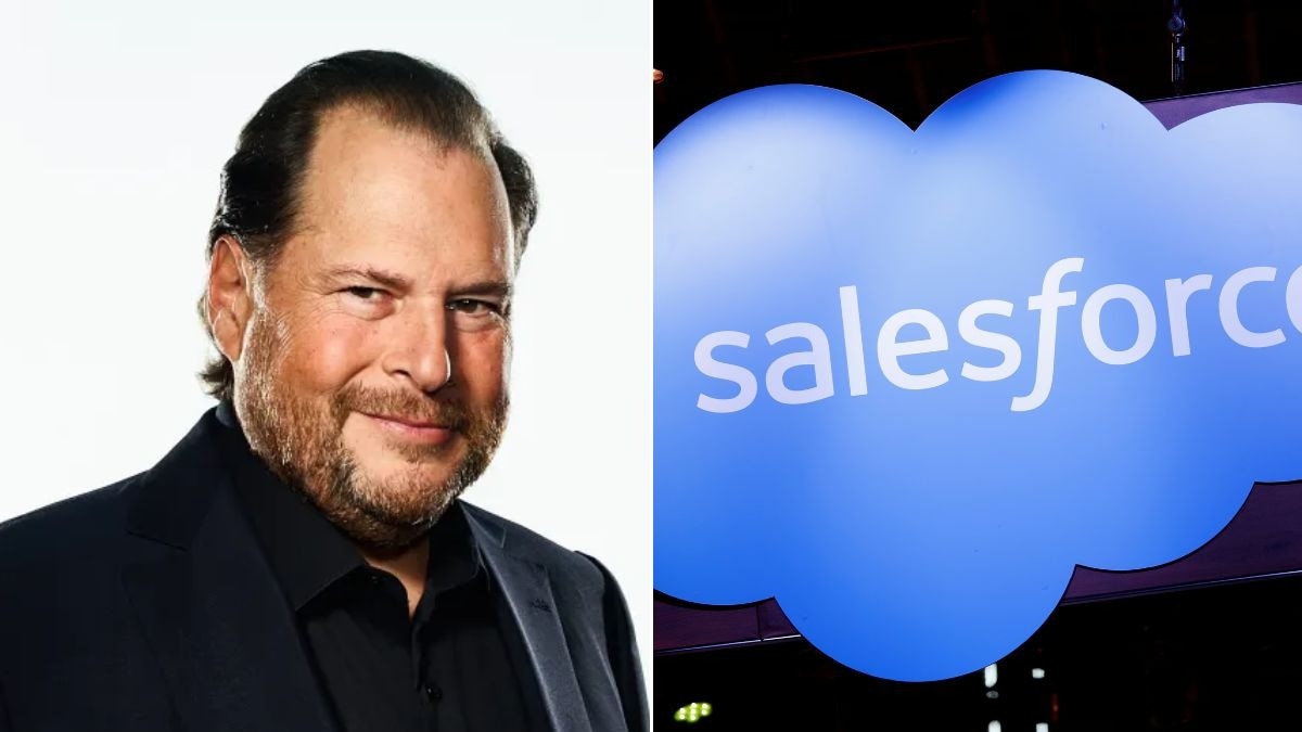 AI does 50 per cent of the work at Salesforce but don't fear mass ...