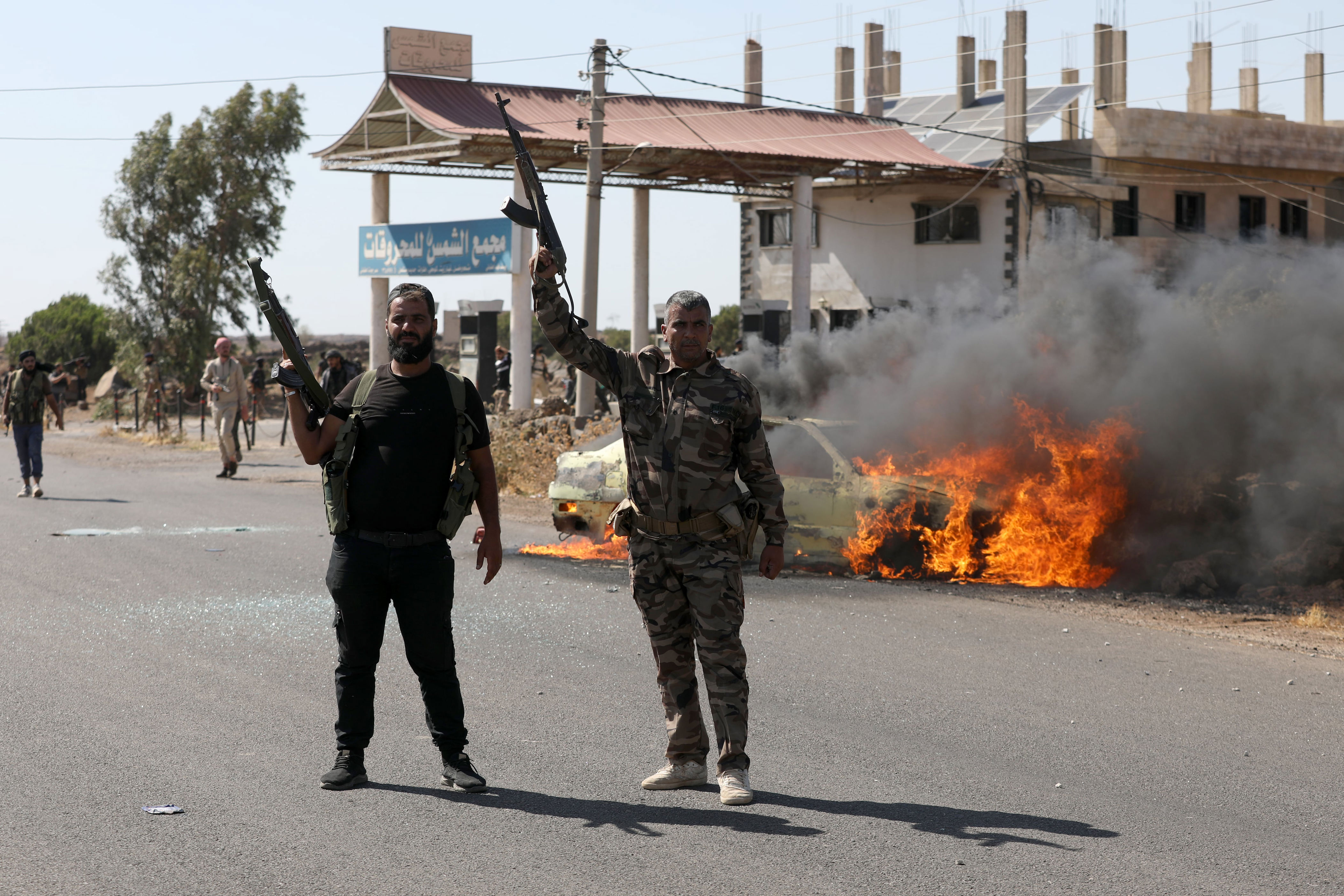 Syrian government says 18 troops killed responding to violence in Sweida