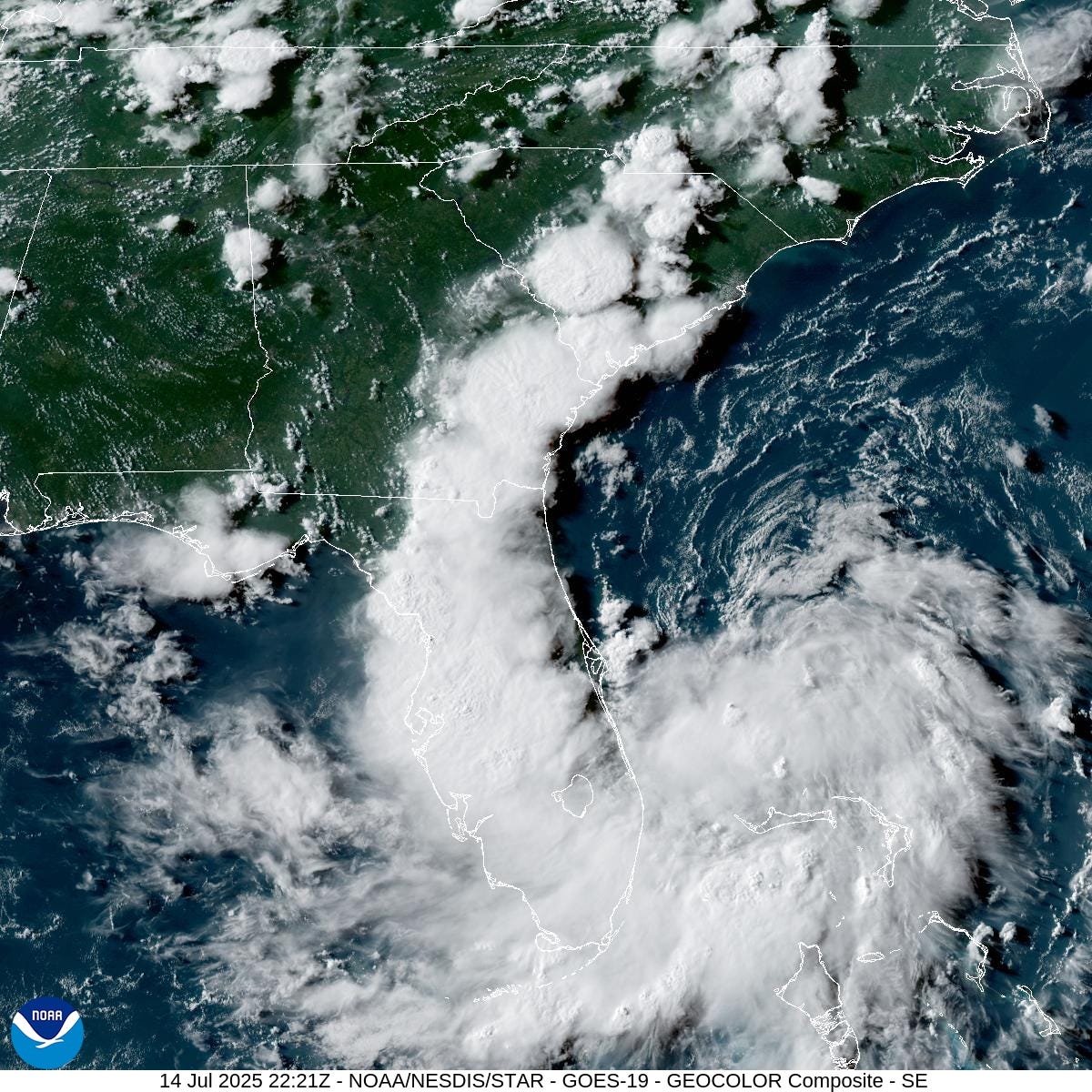 What to expect from weather disturbance headed by mid-week to Treasure ...