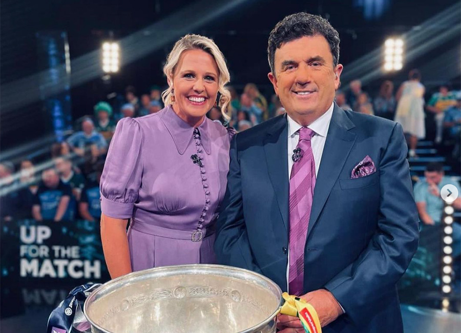 Jacqui Hurley given life advice before presenting the Sunday Game