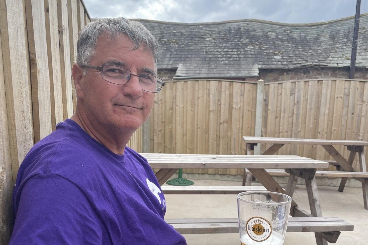 RAF veteran's vision loss revealed an incurable brain tumour