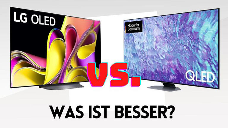 Großer Technikvergleich - QLED vs. OLED: Welche Fernseher ist besser?