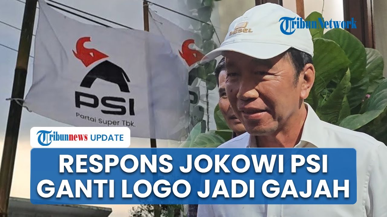 Partai PSI Ganti Logo dari Mawar Merah Jadi Gajah Merah Hitam, Jokowi ...