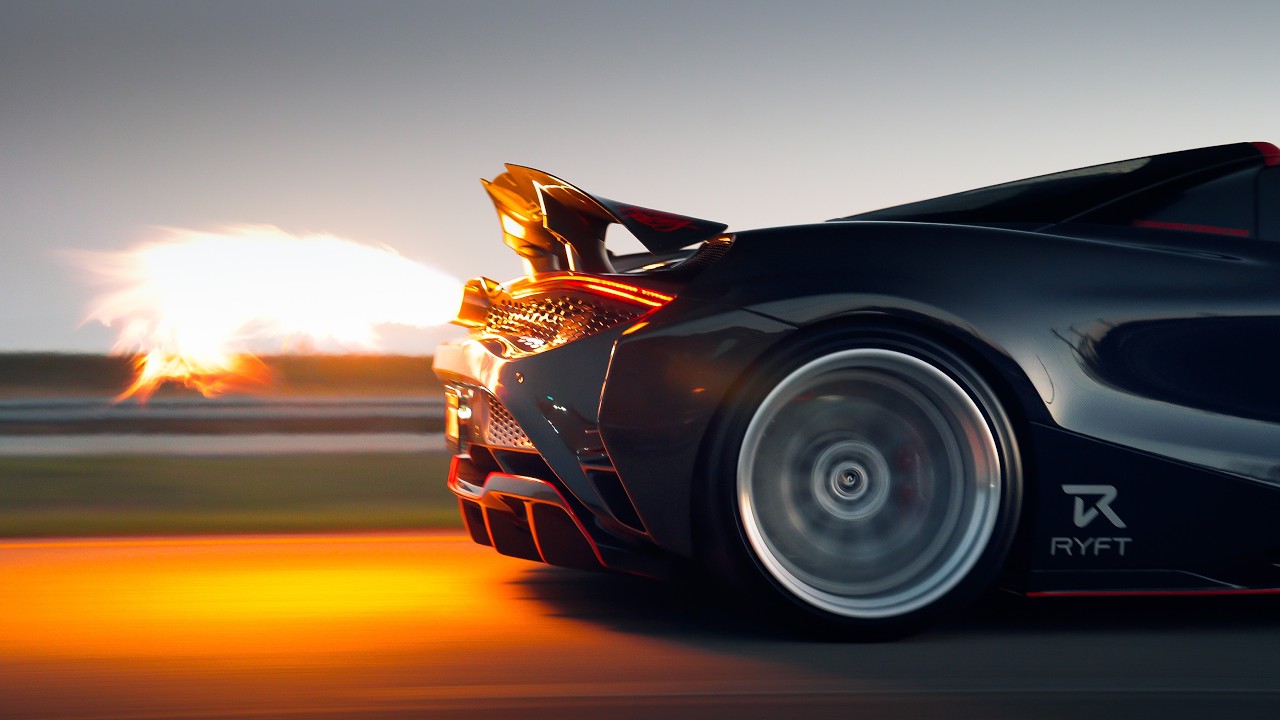 Full Carbon Flame-Spitting RYFT McLaren 720S [4K]