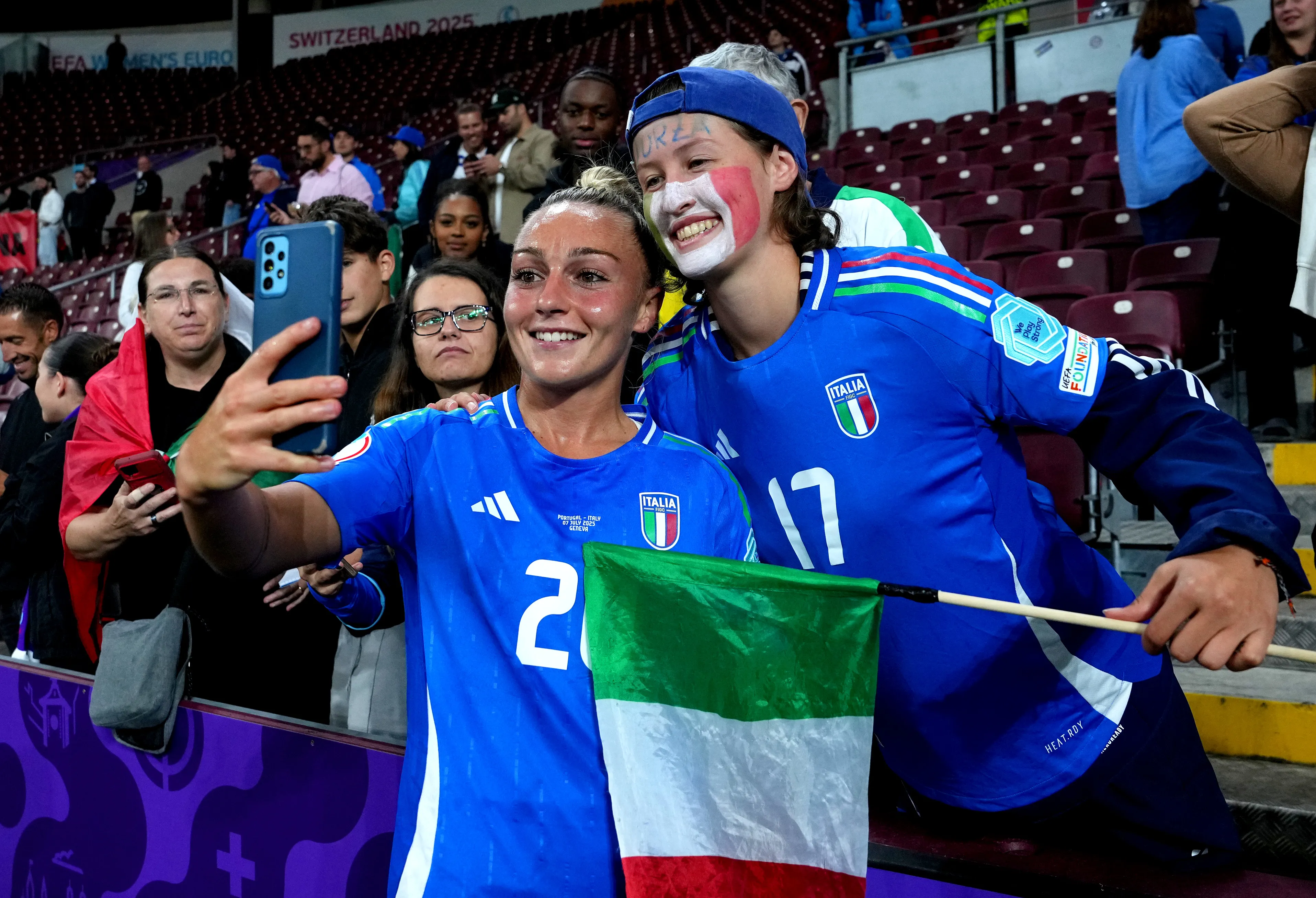 Italy’s LGBTQ+ football players at the Women’s Euro 2025