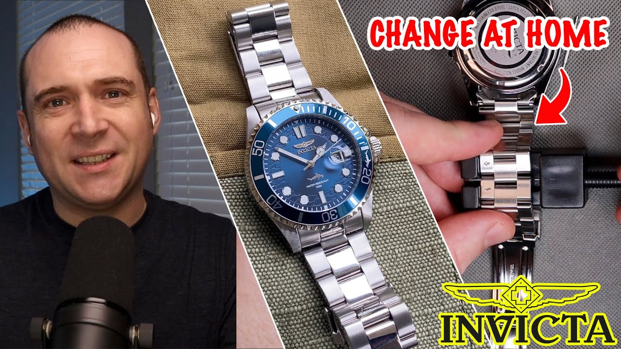 Easily Resize Invicta Pro Diver Bracelet (Improved Version)