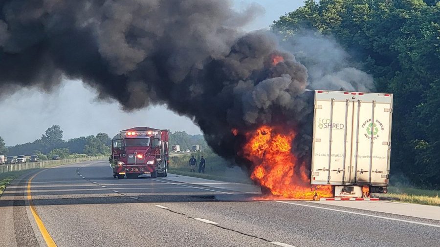 I-65 reopens after semi fire in Clinton County
