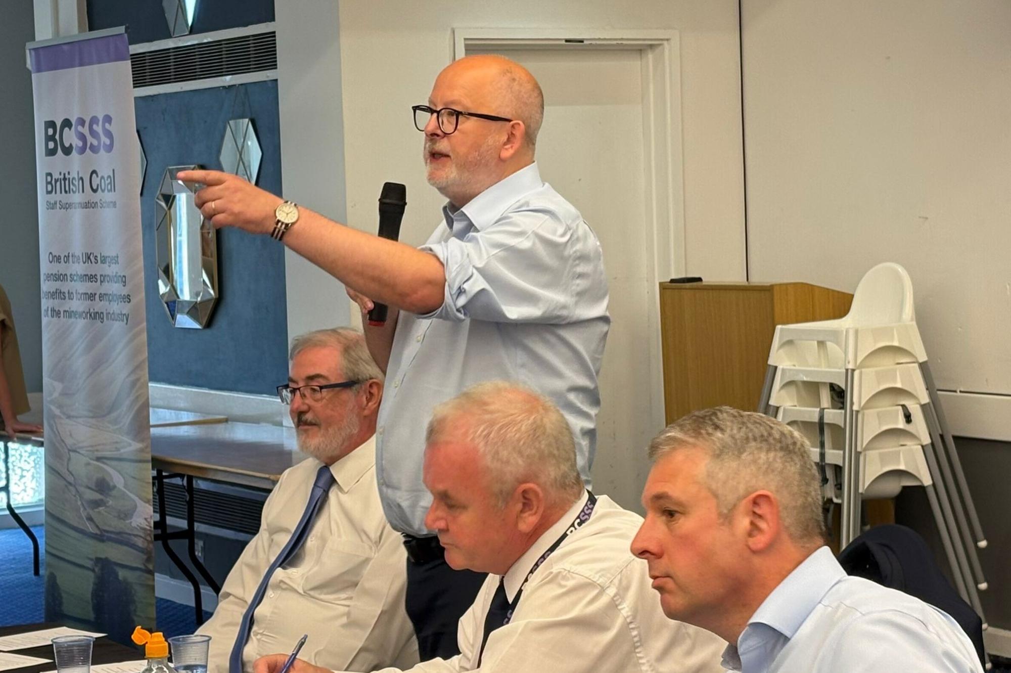 Steve Yemm MP brings British Coal pension trustees to Mansfield for ...