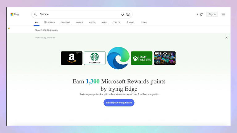 Searching for Chrome on Bing? Microsoft has a new clingy tactic to beg ...
