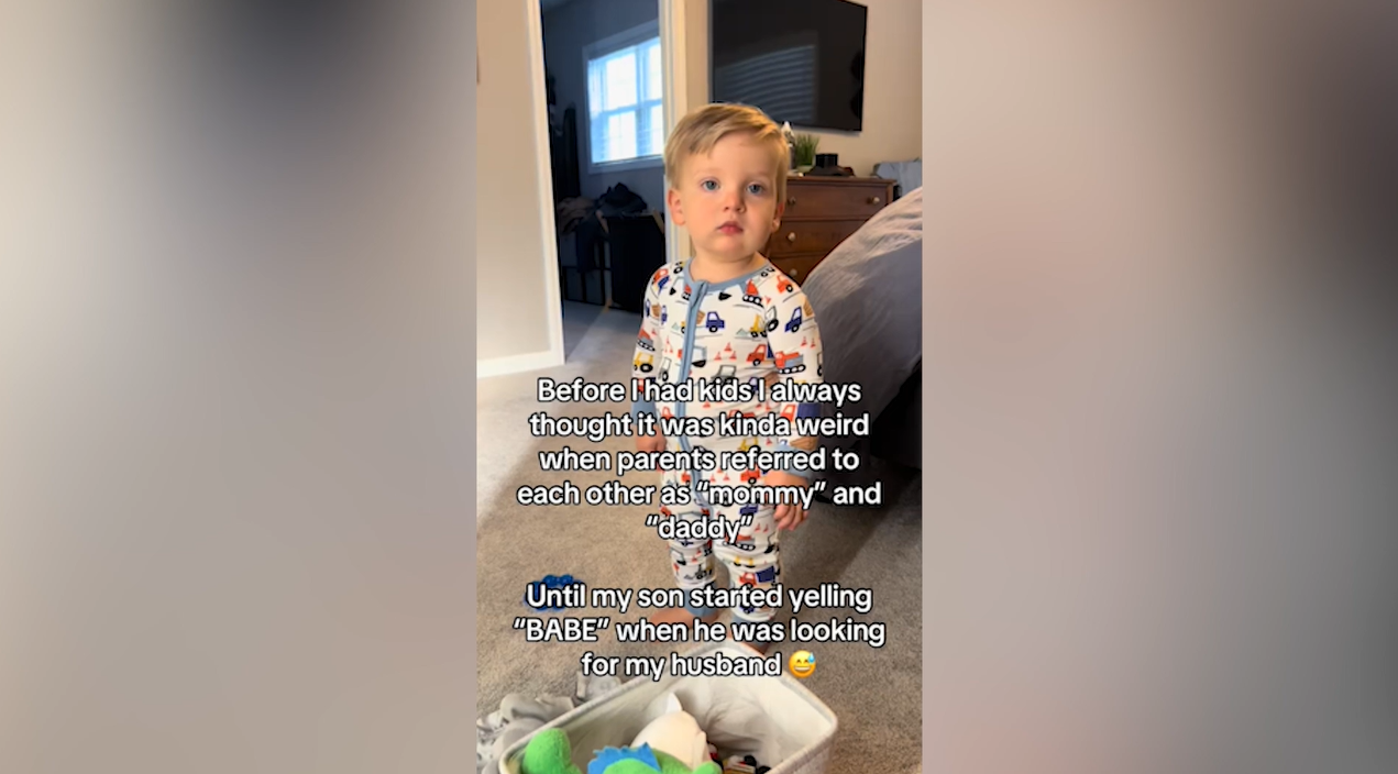 Woman Has Pet Name For Husband, She Just Wasn't Expecting Toddler To Use It