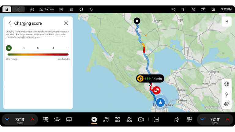 Rivian Is Integrating Google Maps Into Its Native Navigation Software