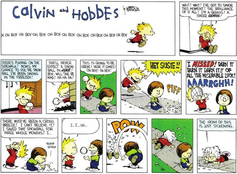 10 Best Calvin and Hobbes Start Of Summer Comics