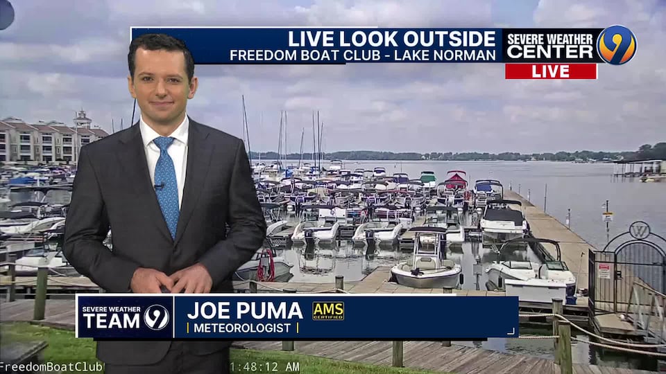 Tuesday afternoon's forecast with Meteorologist Joe Puma