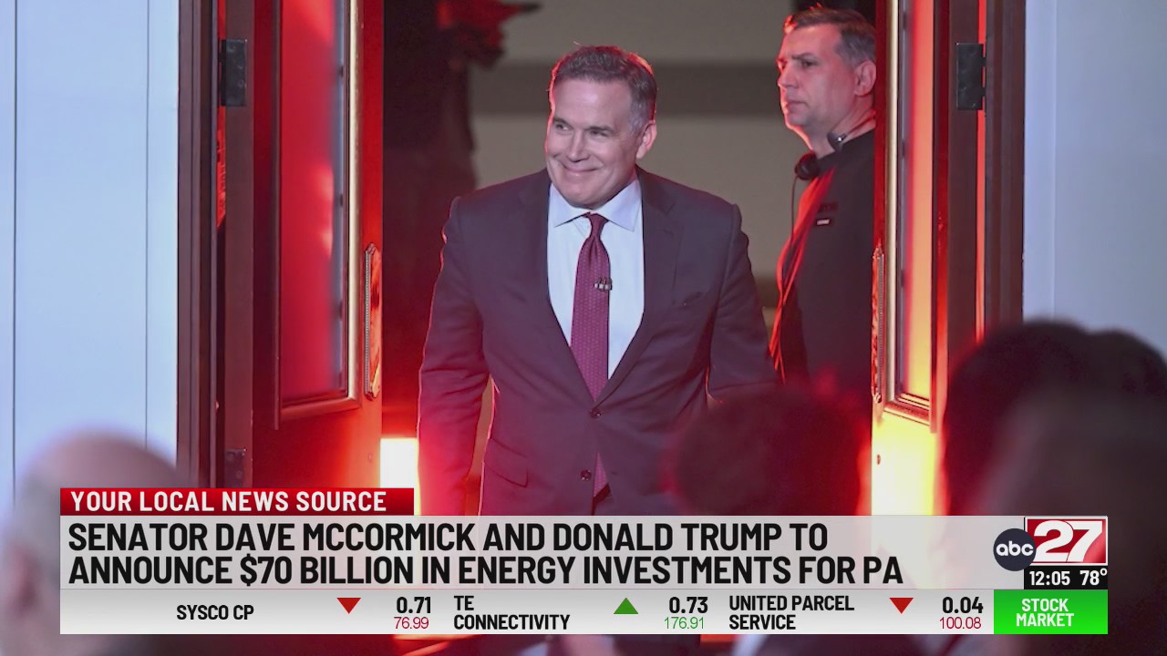 Sen. McCormick and Donald Trump to announce $70 billion in energy ...