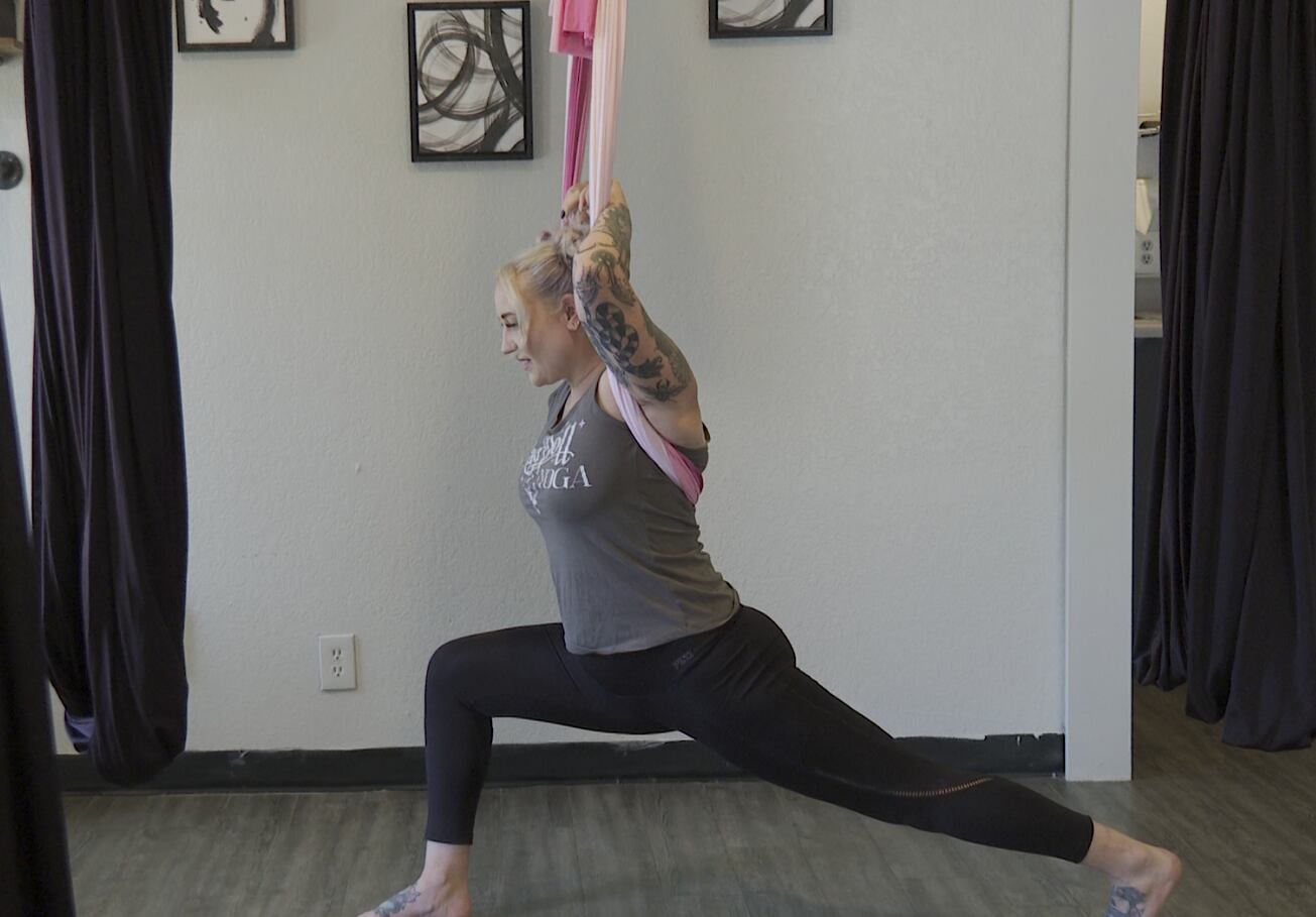 New aerial yoga studio offers a supportive approach to working out