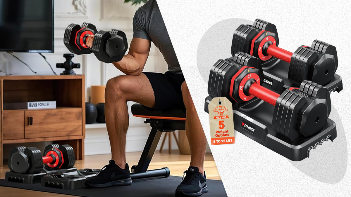 Amazon Is Selling an 'Amazing' $200 Adjustable Dumbbell Set for $130 ...