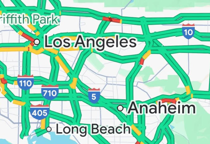 Is LA traffic really down because of ICE raids?