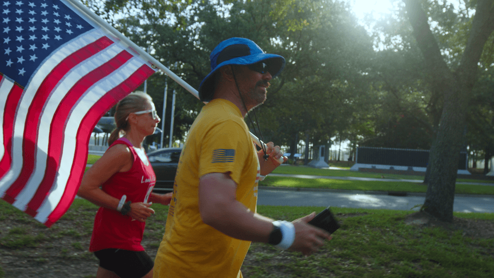 Man on 300-mile run for veteran suicide awareness passes through ...