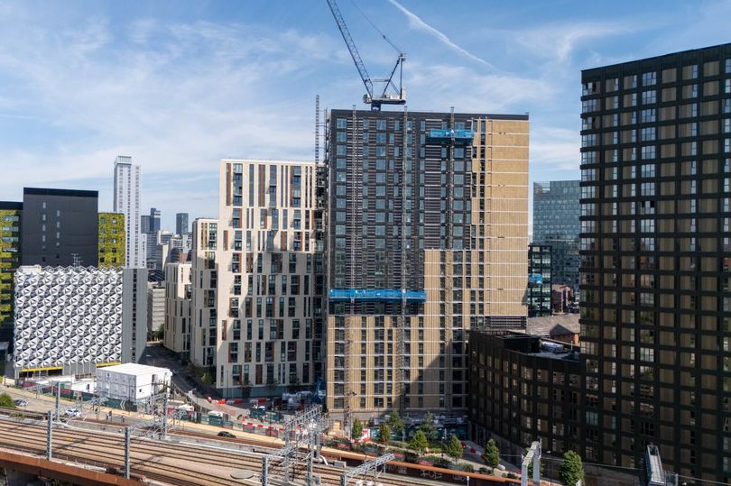 The huge tower in Salford with a rooftop terrace and panoramic views