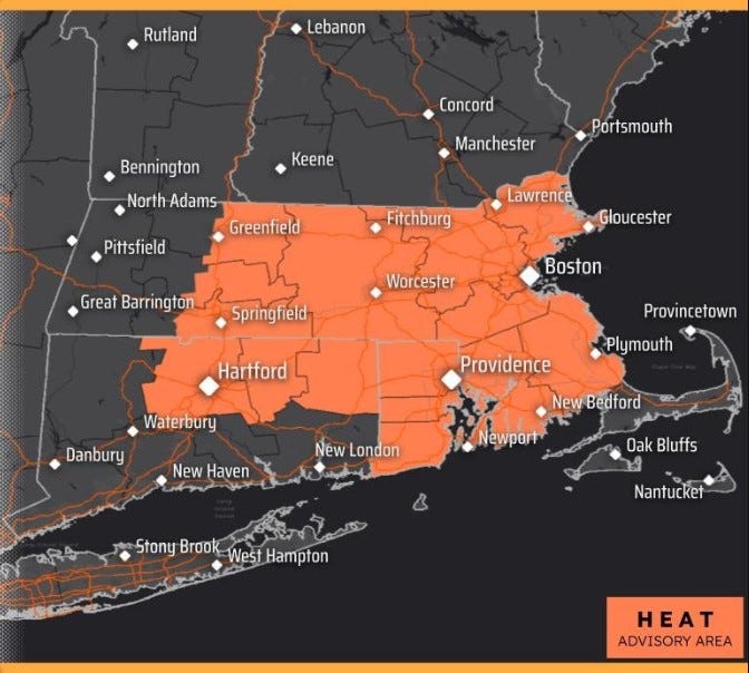 Weather Alert: Heat advisory issued for RI. What to know.