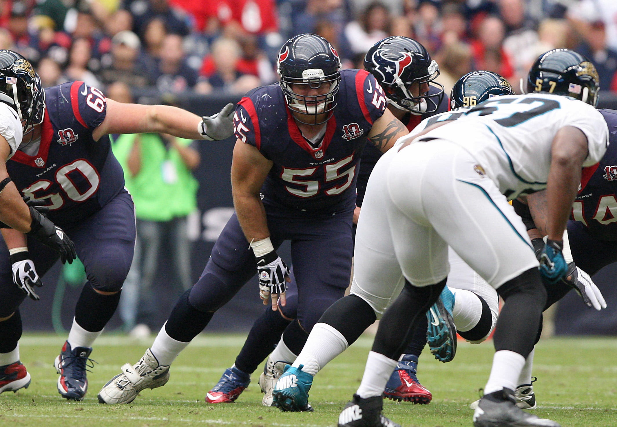 55 days until the Texans' 2025 season opener: Who has worn No.55?