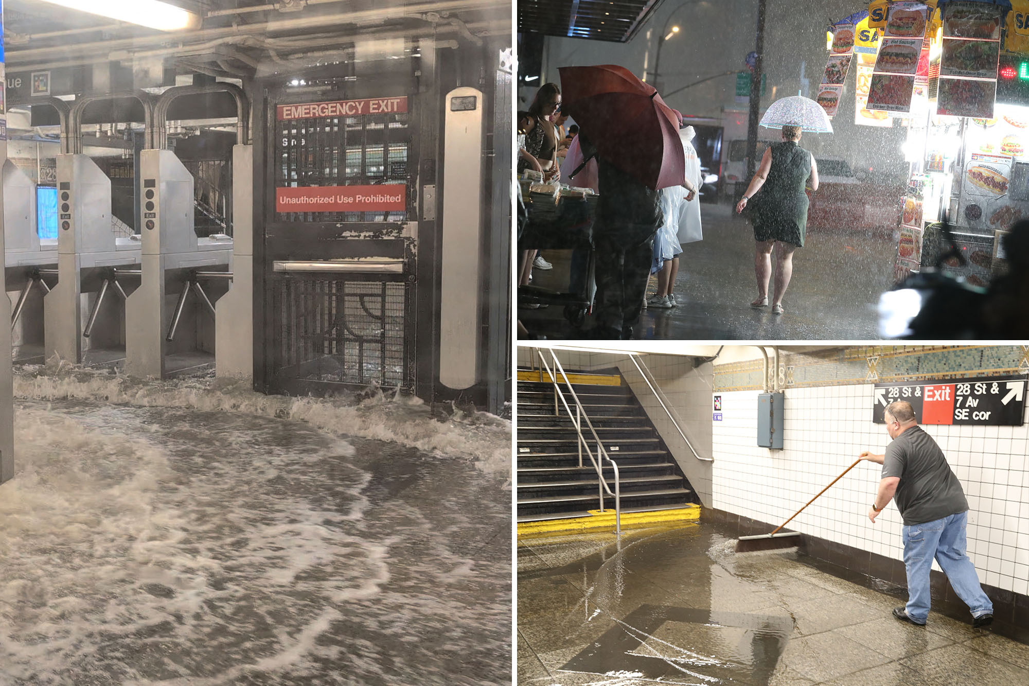 NYC saw its 2nd wettest hour in history as rain caused terrifying ...