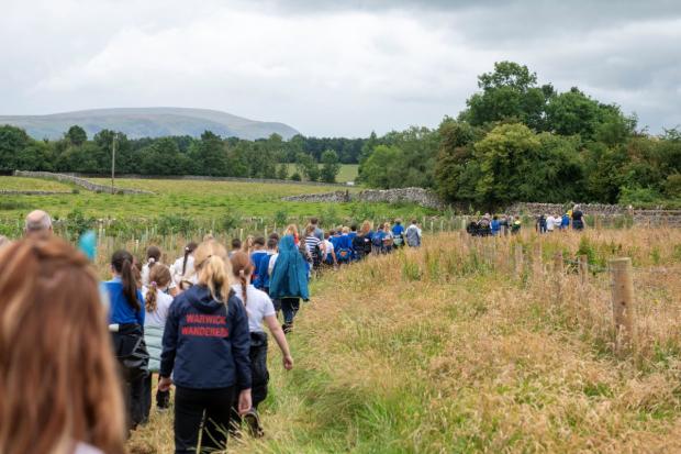 Vet group opens new woodland walk in Newbiggin, near Penrith