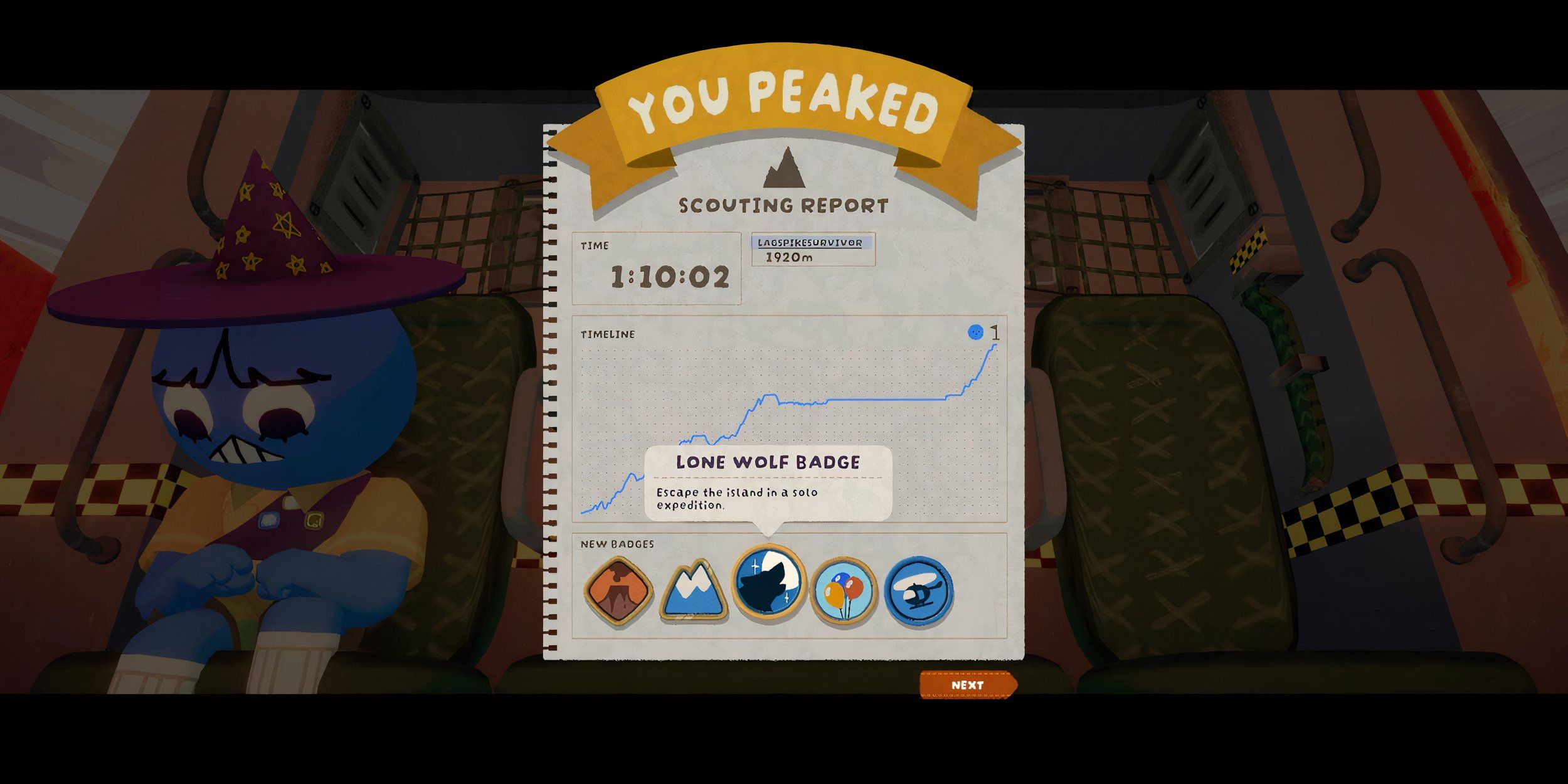 How to Get the Lone Wolf Badge in PEAK