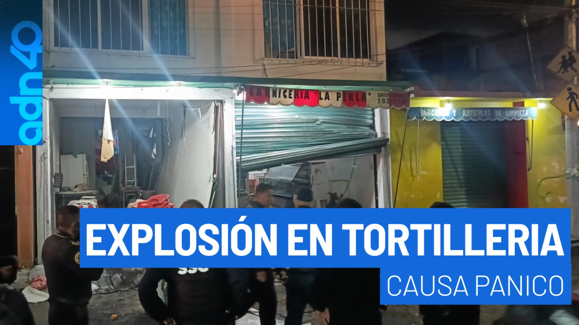 Explosión en tortillería deja un herido