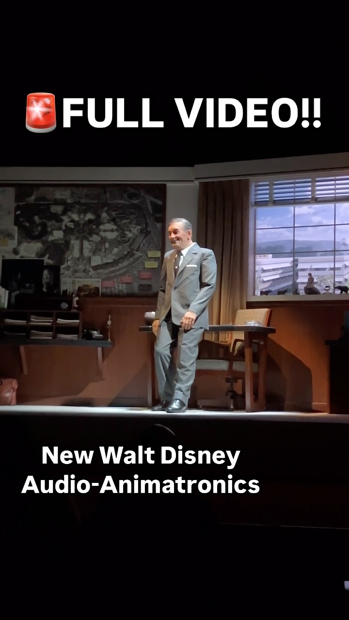 FULL VIDEO of new Walt Disney Audio-Animatronics figure that is part of ...