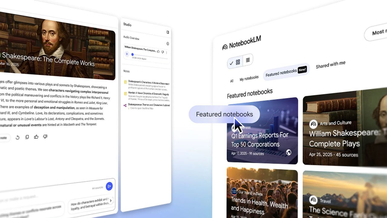 Google transforms NotebookLM into a curated knowledge hub and I might ...