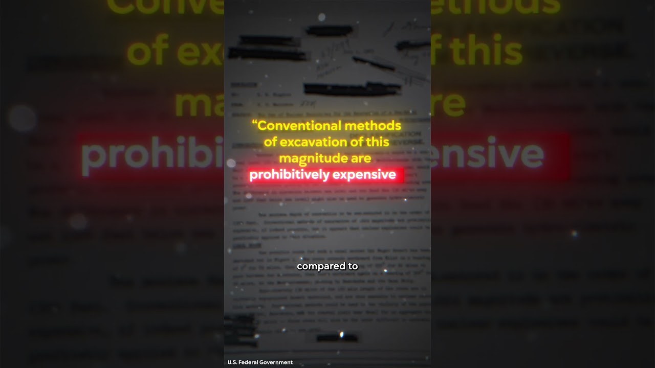 Building a New Suez Canal with 600 Nukes