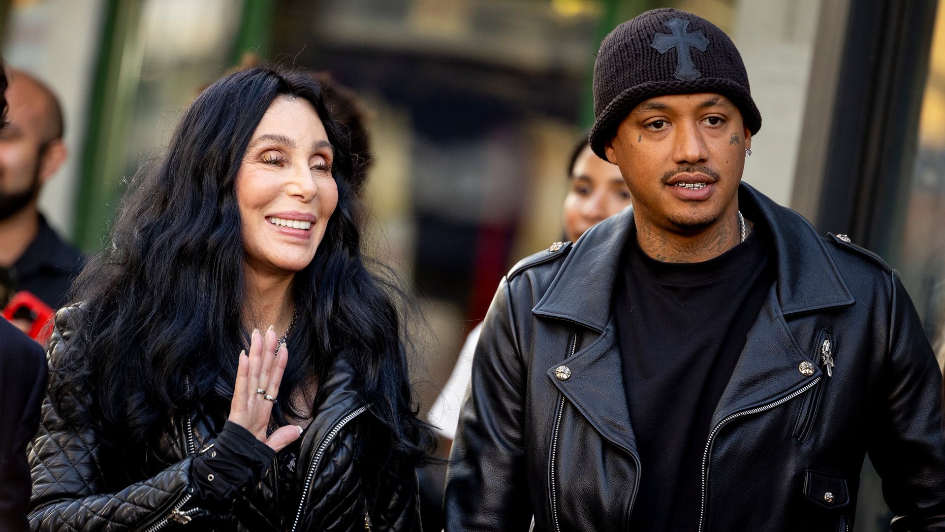 Cher and her boyfriend Alexander Edwards rock coordinated outfits Rome ...