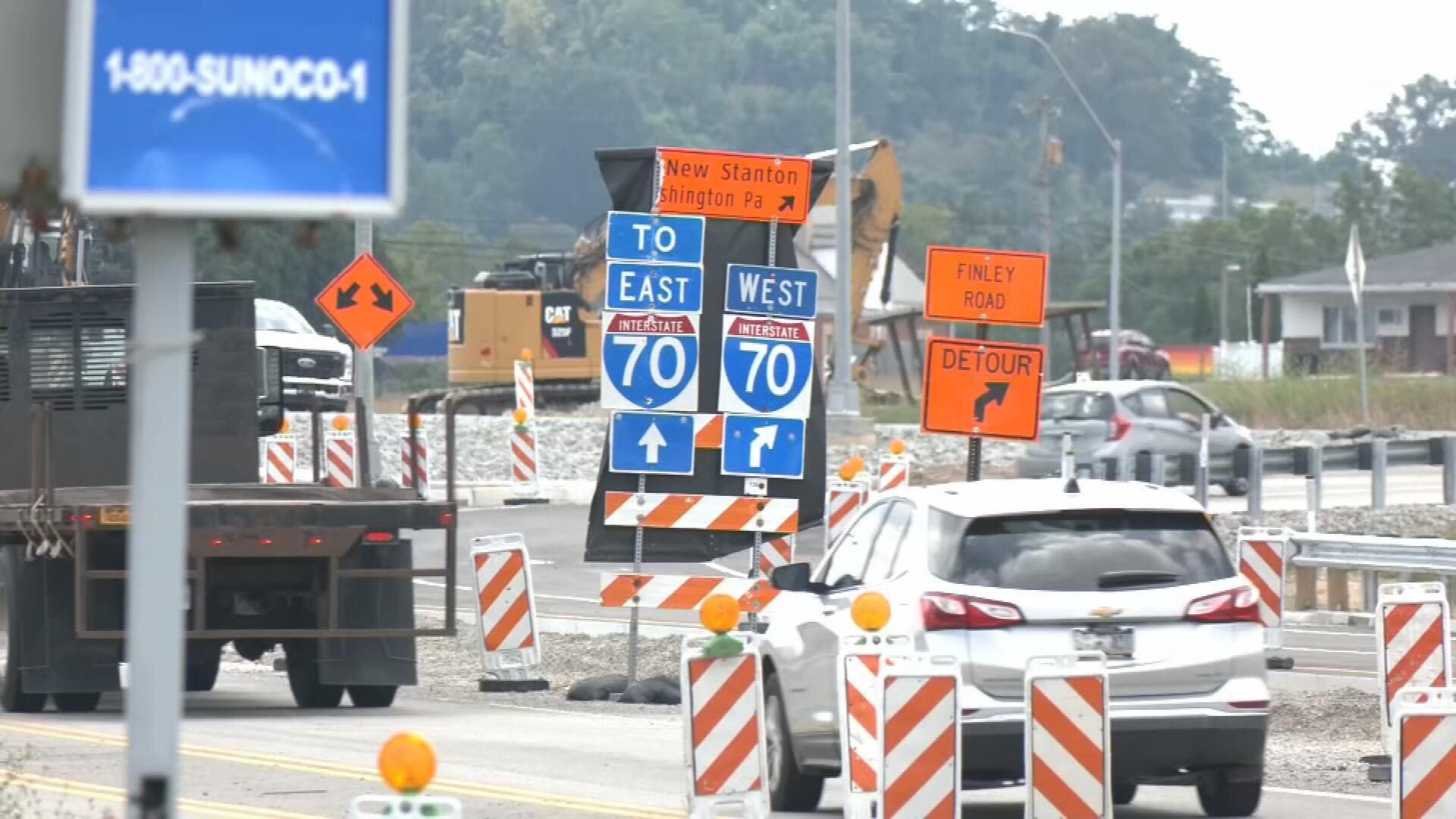New Diverging Diamond interchange partially opens in Rostraver