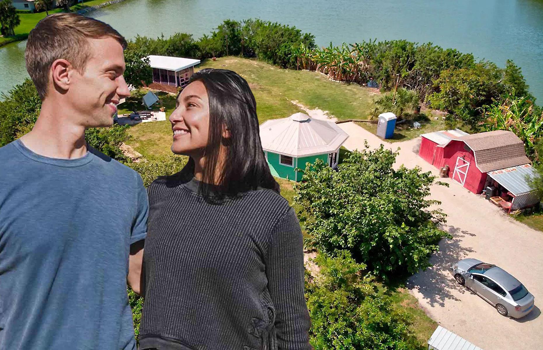 Así construyeron la casa de sus sueños en su isla privada