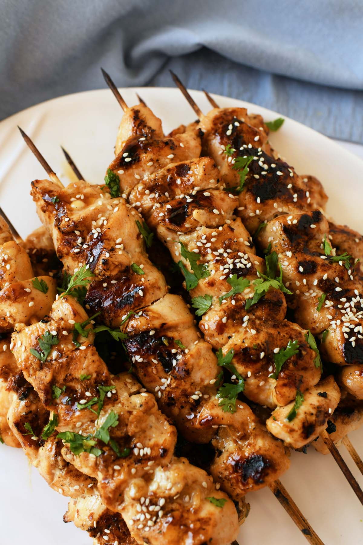 Sweet & Savory Ginger Chicken Skewers